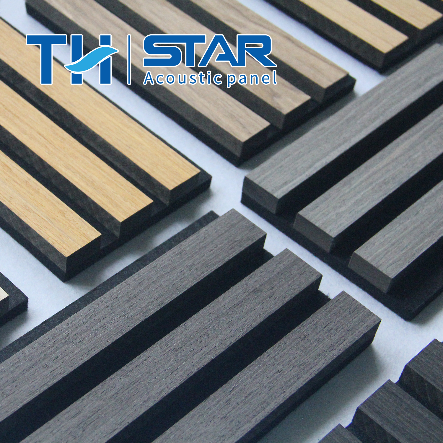 Wood Veneer Slats Acoustic Wall Panel for BallroomChina - Th-Star
